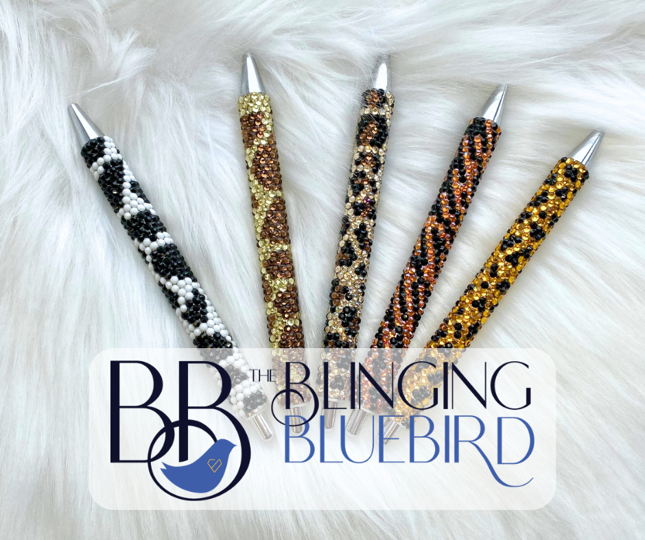 Cow On Safari Stainless Steel Pen Patterns – The Blinging Bluebird