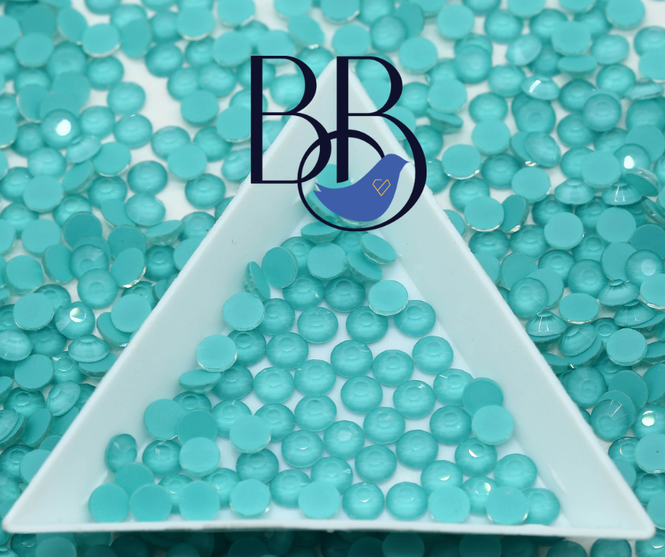Neon Celeste Rhinestones – The Blinging Bluebird