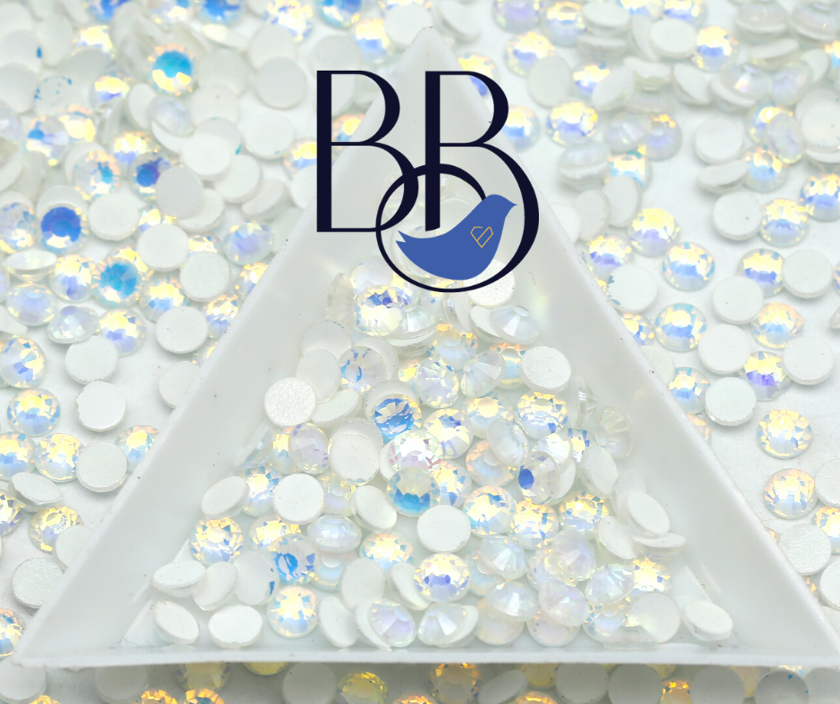 Opal Luminous White Rhinestones (Glow In The Dark) – The Blinging Bluebird